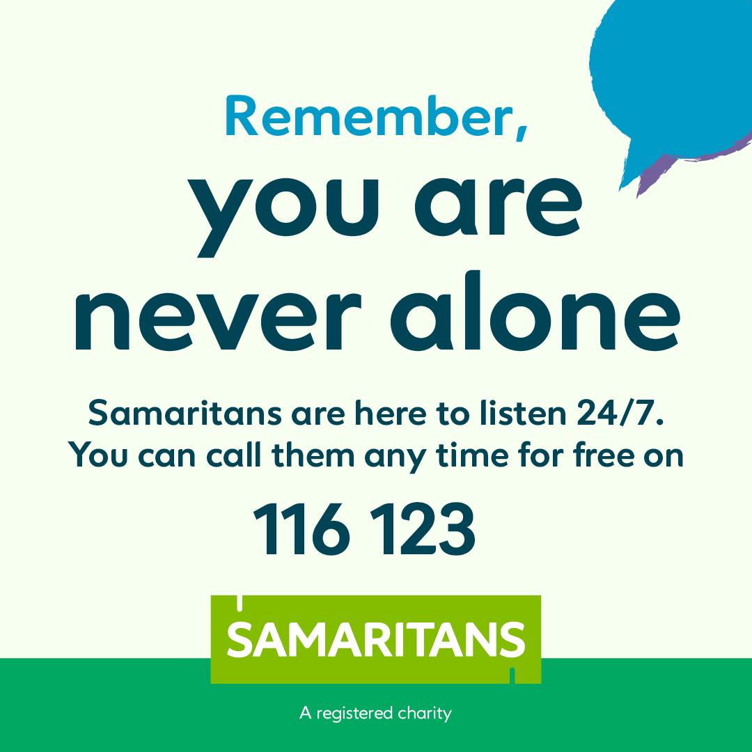 24 July is Samaritans Awareness Day – The Whickham Practice
